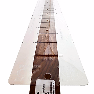 25.5-inch Fretting Scale Marking Template for Guitars - Laser-Cut-Acrylic - Popular Electric Guitar Scale as Used on Fender Telecaster(R) & Stratocaster(R)