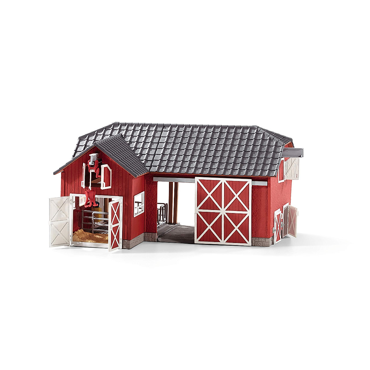 Schleich Farm World, Toys for Boys and Girls Ages 3-8, 27-Piece Playset, Large Toy Barn with Farm Accessories