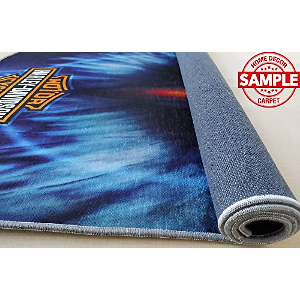 Harley Davidson Fan, Harley Rug, Harley, Area Rugs, for Living Room, Home Decor Rug, Harley Fan Rug, Davidson,Popular Rug, harley201 (2.6x4.6 feet - 80x140 cm)