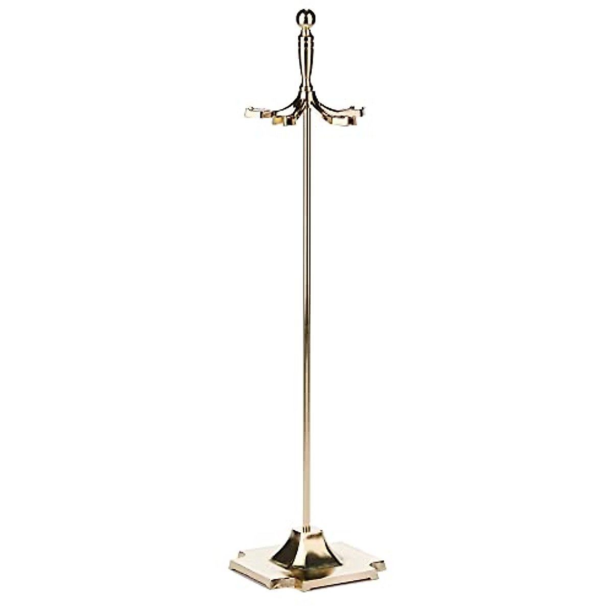 UniFlame Polished Brass Finish 5-Piece Fireplace Tools Set with Heavy Weight Steel Construction