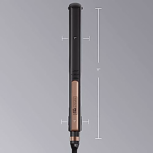 INFINITIPRO BY CONAIR Rose Gold Ceramic Flat Iron, 1-inch