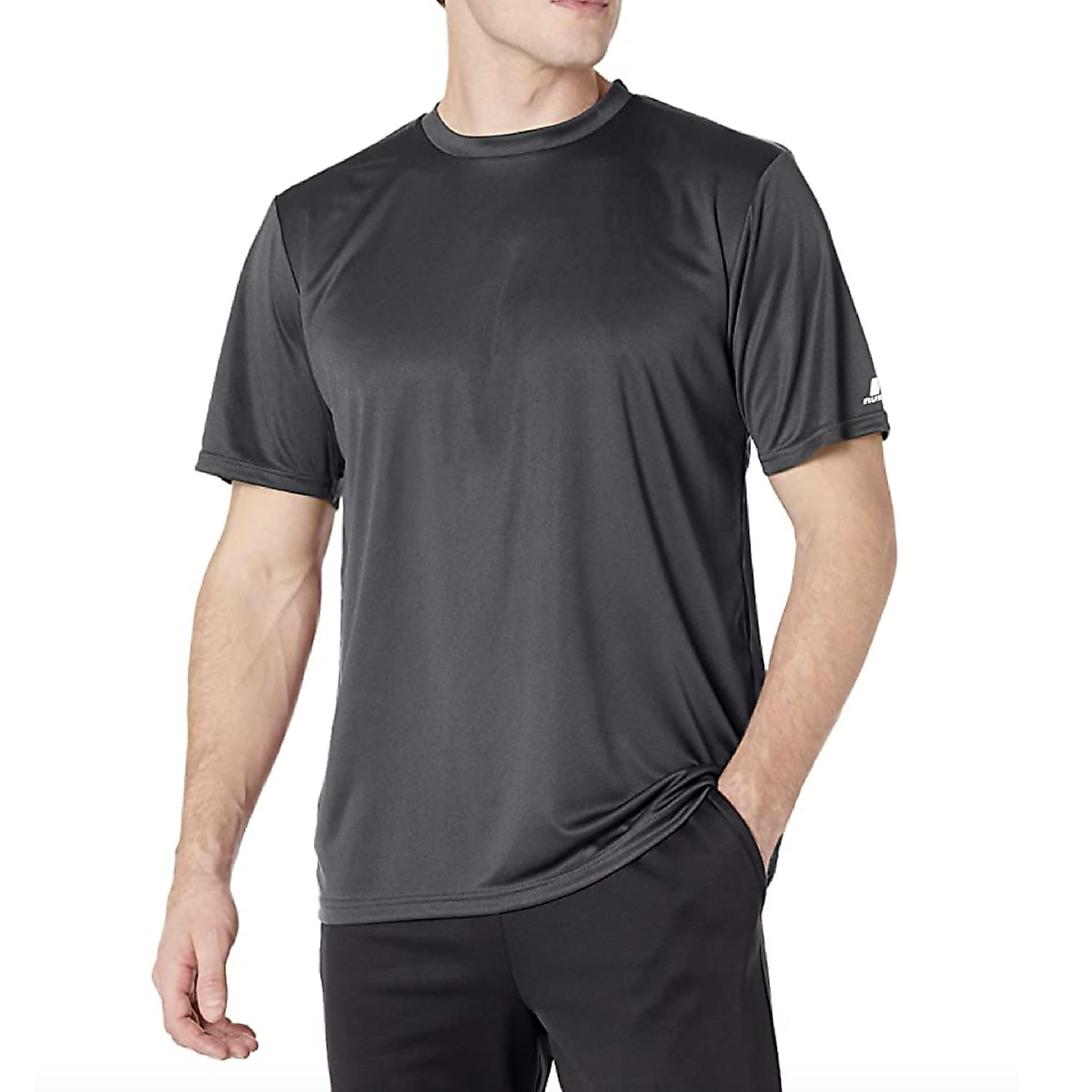 Russell Athletic Men's Short Sleeve Performance T-Shirt, Stealth, X-Large