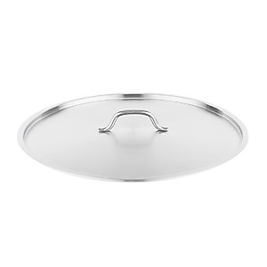 Soro Essentials- Stainless Steel Stock Pot Lid 19-11/16" Diameter x 1-19/64" Height- Fits 80 and 100 qt. Stock Pot Multipurpose Cooking Stock Pot Cover for Boiling Soup Stew Pot Lid Cookware