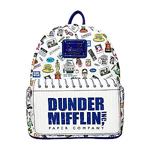 Loungefly The Office Television Show Dunder Mifflin Womens Double Strap Shoulder Bag Purse