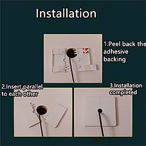 Wall Split Flange Plumbing Cover Plates, Square Shower Arm Flange Escutcheon Plate Wall Split Pipe Flange Cover Plate for Fixed Shower Head Faucet Standard 1.3 Inch Pipes (33mm/1.3in)