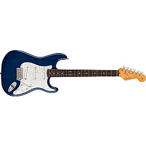 Fender Cory Wong Stratocaster Electric Guitar, Sapphire Blue Transparent, Rosewood Fingerboard