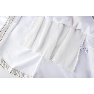 ReliBeauty Kids Virgin Mary Costume for Girls with Cape and Headpiece,120