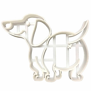 Dachshund Cookie Cutter, Smiling Cute Dog Butt Shape Mold