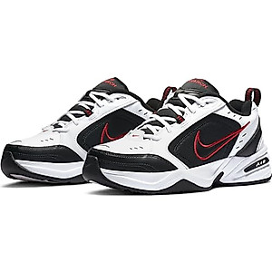 NIKE Men's Low-Top, White Black Varsity Red, 11