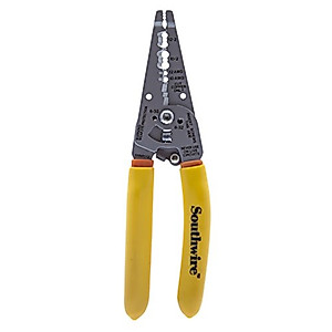 Southwire - 58278440 Tools & Equipment SNM1012 10-12 AWG Ergonomic Handles NM Cable Wire Stripper/Cutter