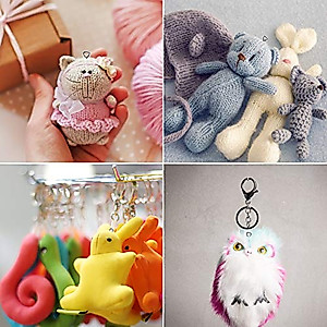 500PCS Small Screw Eye Pins, 4 x 8mm Small Eye Hooks for Jewelry Making, Eyelets Screw Threaded Clasps Hooks for Doing Art DIY, Mini Metal Hoop Peg/ Bracelet Connectors Excellent Jewelry Eye Screws