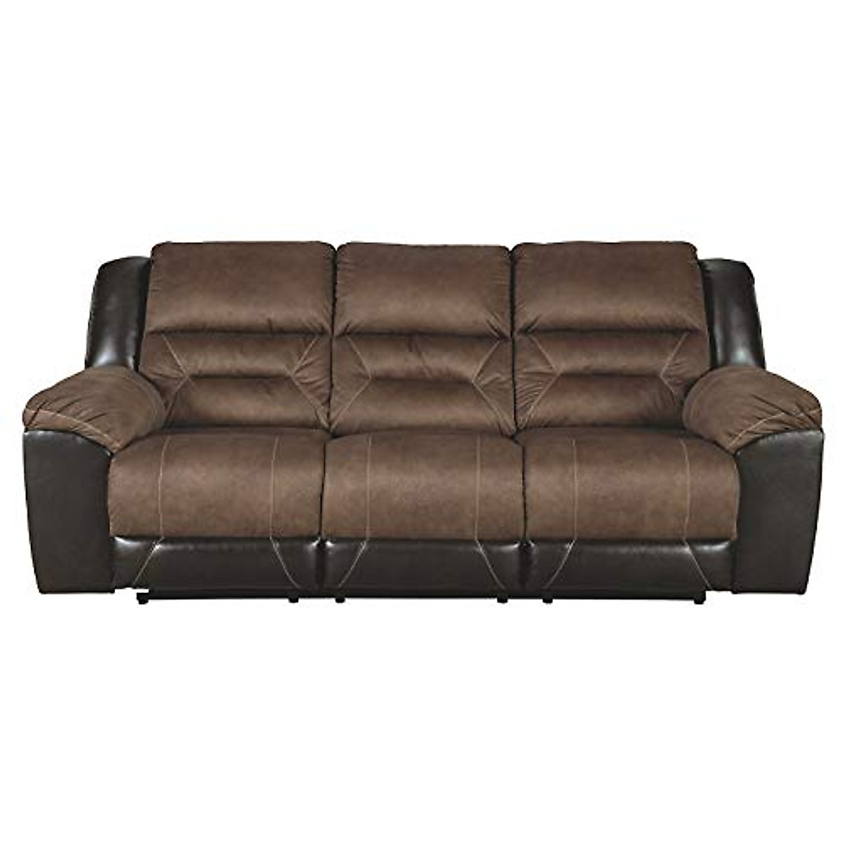 Signature Design by Ashley Contemporary Reclining Sofas, Brown