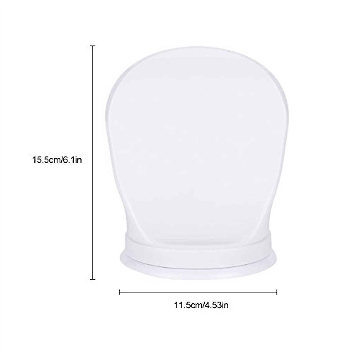 Shower Foot Rest, Plastic Bathroom Foot Rest Shower Shaving Leg Aid Foot Rest Suction Cup Step Pedicure Foot Rest for Home Hotel Bathroom Use, Foot Stand for Shower, White