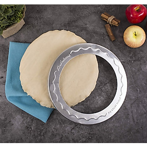 Mrs. Anderson's Baking Pie Crust Protector Shield, Fits 9.5 and 10-Inch Plates, Set of 2