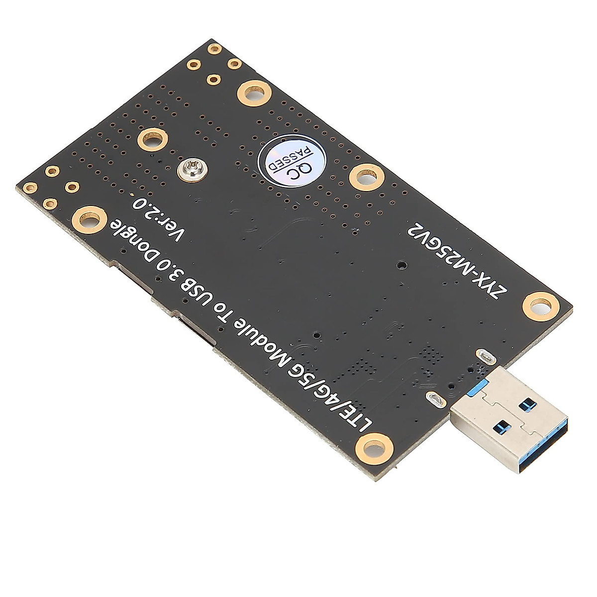 M.2 NGFF to USB 3.0 Adapter Card, 3042/3052 NGFF (M.2) to USB 3.0 A Adapter with Nano SIM Card Slot for 3G/4G/5G Module