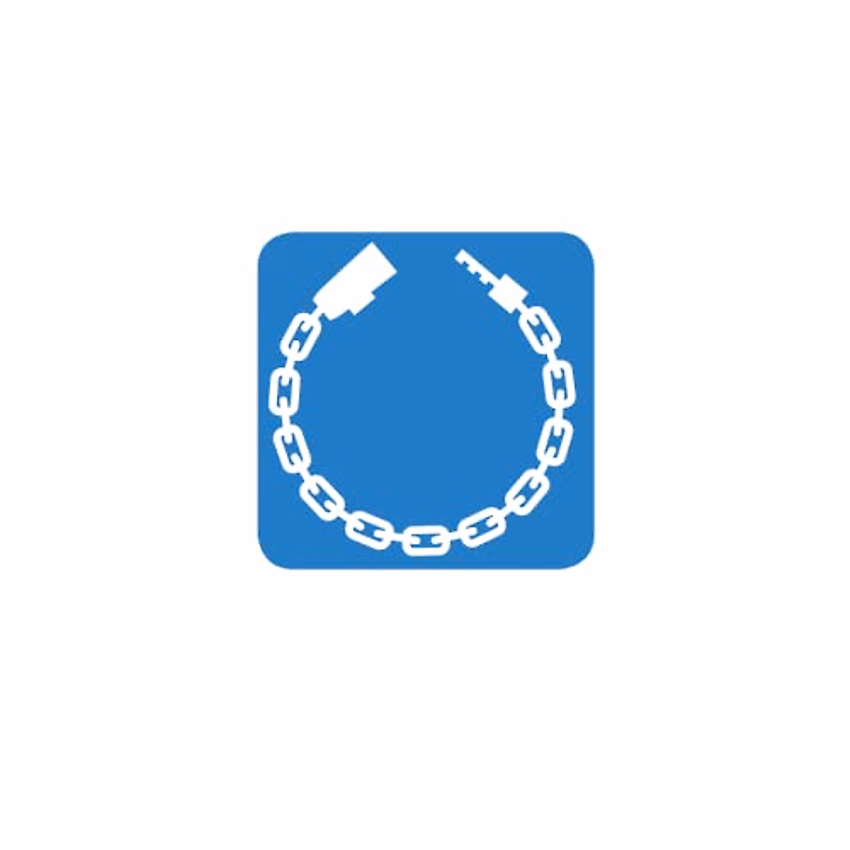 FISCHER 50461 Fahrradschloss Kettenschloss Neopren 130cm 6mm mit Schlüssel Sicherheitsschloss E-Bike Diebstahlschutz Massiv Lang Sicher Chain Lock, Multicoloured, Normal