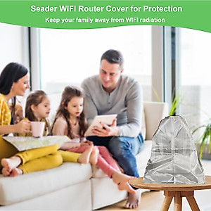 Seader WiFi Router Cover, WiFi Router Cover for Protection, WiFi Guard Cover, 13.8IN 15.7IN
