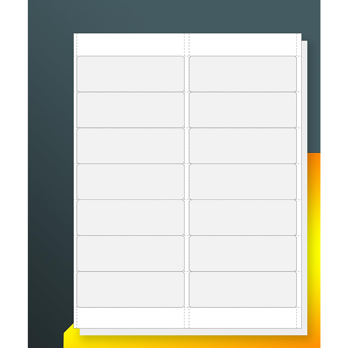 14UP 4" x 1-1/3" Address Labels for Laser & Inkjet Printers[100 Sheets,1400 Labels]
