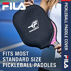 FILA Accessories Pickleball Paddle Cover Neoprene - Official Pickleball Graphite or Wood Paddles, Pickleball Equipment & Accessories