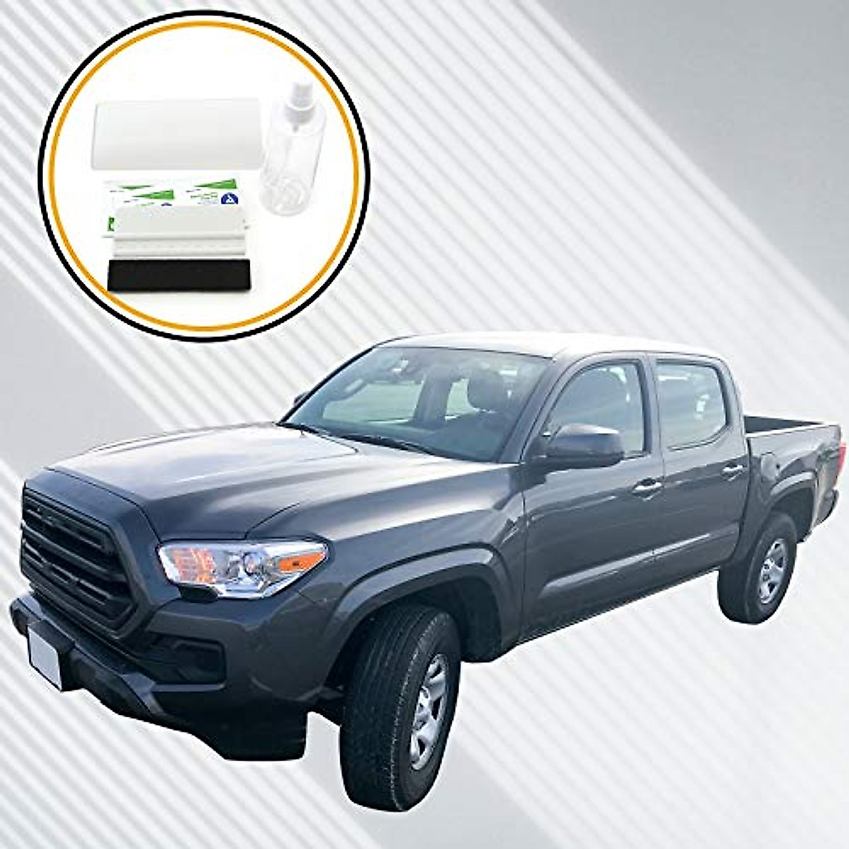 Red Hound Auto Screen Saver 2pc Compatible with Toyota Tacoma 2013-2019 Entune Invisible High Clarity Touch Display Protector Minimizes Fingerprints 6.1 Inch