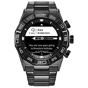 Citizen CZ Smart Gen 1 Hybrid smartwatch 44mm, Continuous Heart Rate Tracking, Fitness Activity, Golf App, Displays Notifications and Messages, Bluetooth Connection, 15 Day Battery Life