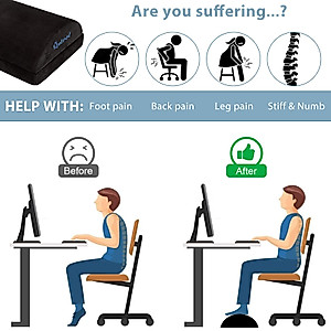 QUTOOL Lumbar Support Pillow & Foot Rest