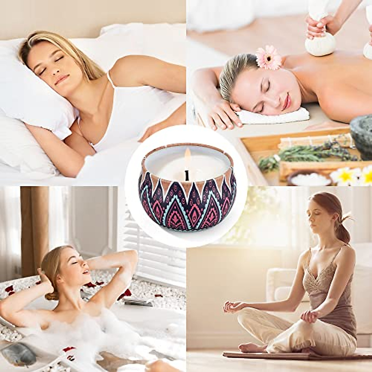 Candles Gifts for Women, 12 Pack Candles for Home Scented, 240 Hour Long Lasting Soy Wax Aromatherapy Candle Set, Birthday Gifts for Women with Gift Box