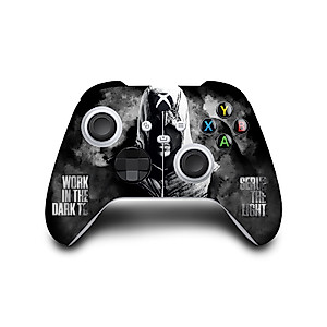 Head Case Designs Officially Licensed Assassin's Creed Half Legacy Typography Vinyl Sticker Gaming Skin Decal Cover Compatible With Xbox Series X Console and Controller Bundle