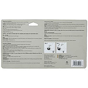 Smith's 50090 Pull-Thru Knife Sharpener - Grey - Coarse & Fine Sharpeners - Non-Slip Rubber Base – Straight & Serrated Blades – Pocket, Hunting, Sport Knives