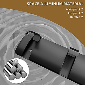 Wisfame Black Wall Coat Rack with 4 Folding Hooks, Modern Heavy Duty Coat Rack Wall Mount for Bathroom, Space Saving Hideaway Wall Hanger for Hanging Towel, Hats, Scarves, Umbrella and Keys