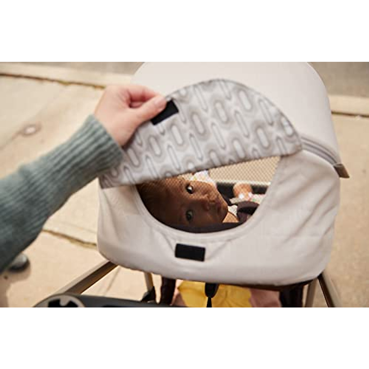 Safety 1st Deluxe Grow and Go Flex 8-in-1 Travel System, Weight Capacity from 4–35 lbs, Dunes Edge