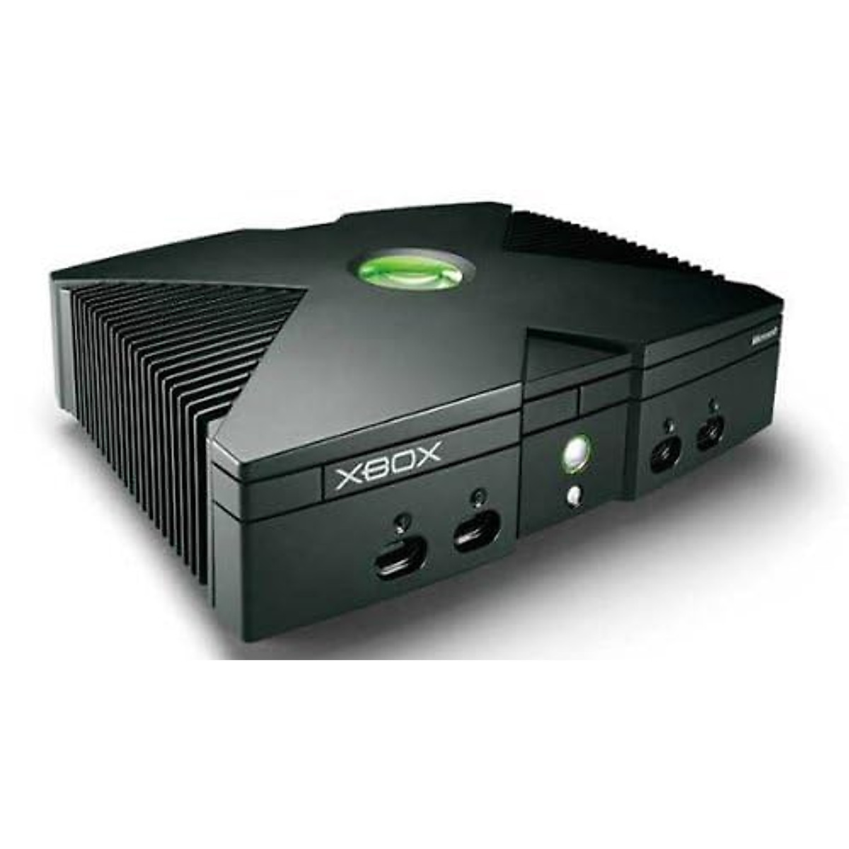 Microsoft Xbox System Bundle w/ 2 Controllers & DVD Remote