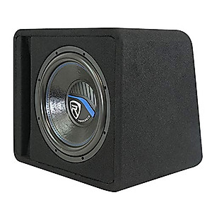 Rockville SK512 PACKAGE 12" 1400w Loaded K5 Car Subwoofer Enclosure+DB11 Amp, Black