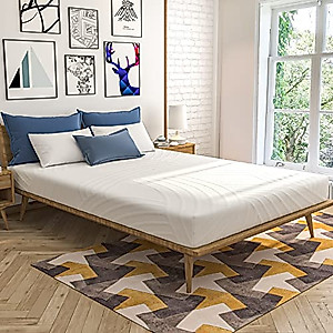 KOMFOTT 8 Inch Mattress Queen Size, Cooling-Gel Memory Foam Mattress with Jacquard Cover, Pressure Relief & Spine Protection, Medium Firm Mattresses, CertiPUR-US Certified Queen Bed Mattress in a Box