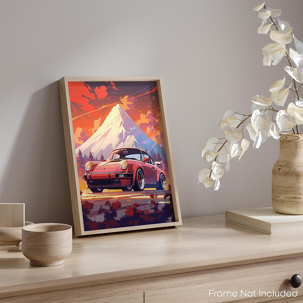 Inspirational Wall Art Co. - Performance | 2023 Porsche 911 - Car Posters for Boys Room - Car Wall Decor - Car Room Decor - Car Posters for Men | 11x14 Inches Unframed