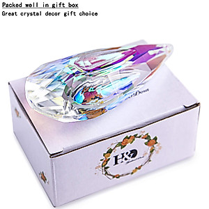 120mm Crystal Prism Suncatcher Window Hanging Sun Catchers AB Colored Crystals Faceted Prism Rainbow Maker Pendant