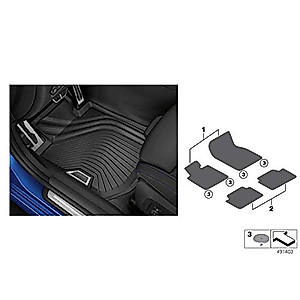 BMW 51472461169 All-Weather Floor Mats for G20 3 Series (Set of 2 Rear Mats)