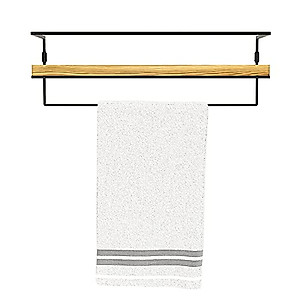 ZGO Towel Rack for Floating Shelves in Bathroom, Kitchen, Bedroom