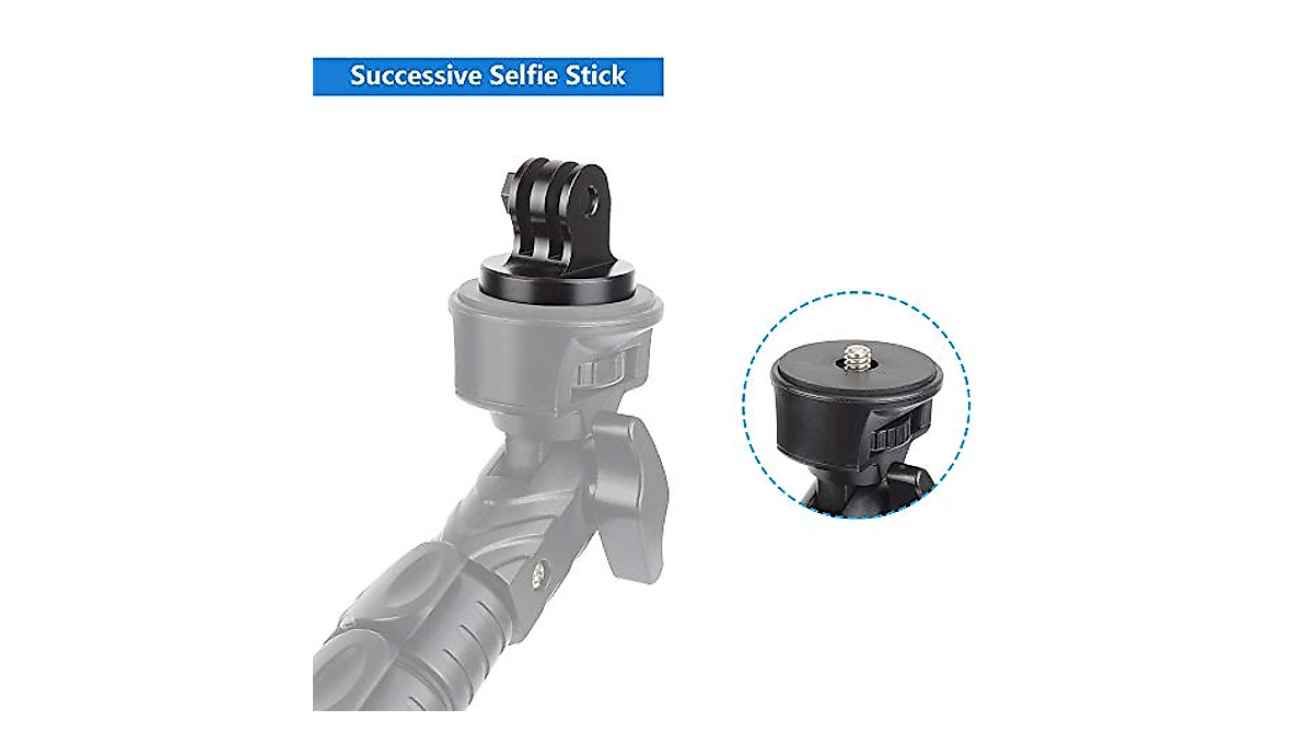 Aluminum Tripod Adapter for GoPro & DJI OSMO