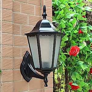 Enlylyog European Style Wall Lamp Outdoor Waterproof Aisle Balcony Retro Garden Lamp Outdoor Corridor Garden Villa Home Modern Fashion Lamp
