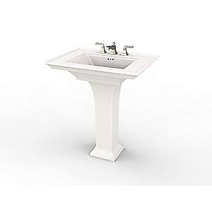 American Standard 297800.02 Town Square S Pedestal Sink-8" Centers, White