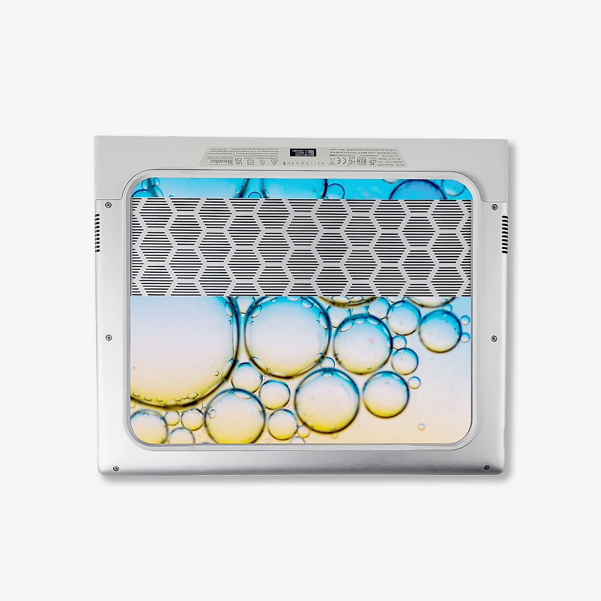 MightySkins Skin Compatible with Alienware X14 R2 (2023) Full Wrap Kit - Sunrise Bubbles | Protective, Durable, and Unique Vinyl Decal wrap Cover | Easy to Apply & Change Styles | Made in The USA