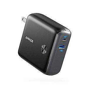 Anker PowerCore Fusion 10000, 20W USB-C Portable Charger 10000mAh 2-in-1 with Power Delivery Wall Charger for iPhone14/13/12 Series, iPad, Samsung, Pixel and More