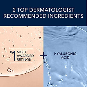 RoC Retinol Correxion Max Daily Hydration Anti-Aging Daily Face Moisturizer with Hyaluronic Acid, Oil Free Skin Care Cream for Fine Lines, Dark Spots, Post-Acne Scars, 1.7 oz (Packaging May Vary)