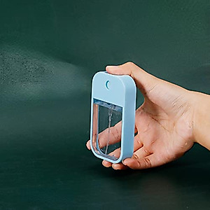 Perfume Refill Bottle, Portable Mini Hand Sanitizer Alcohol Refill Bottle with Spray Pump Cosmetic Container YW