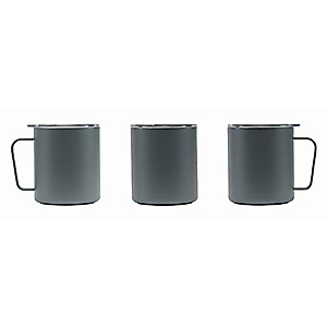 MiiR 12oz Insulated Camp Cup Coffee and Tea Mug | Minimalistic, Sustainable | for Travel, Office, and Camping - Basal