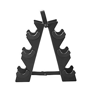 CAP Barbell Color Coated Hex Dumbbell Set with Dumbbell Stand