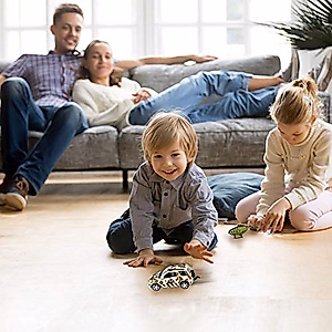 ArtCreativity SUV Toy Car with Trailer and Helicopter Playset for Kids, Interactive Northern Trek Play Set with Detachable Helicopter & Opening Doors on 4 x 4 Car, Best Birthday Gift for Boys & Girls