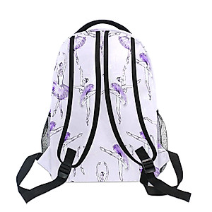 Ballet Ballerinas Kids Backpack for Boys Girls Backpacks Preschool Toddler BookBags Kindergarten Elemetary School Bags