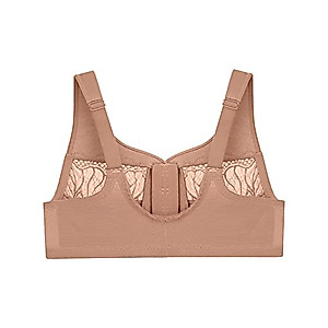 Glamorise Full Figure Plus Size MagicLift Natural Shape Front-Closure Bra Wirefree #1210